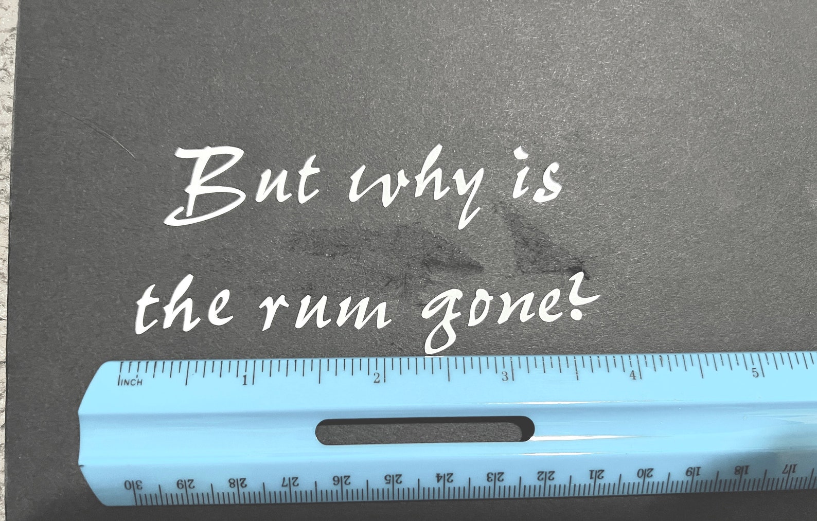 But Why is the Rum Gone? Vinyl Decal - Etsy