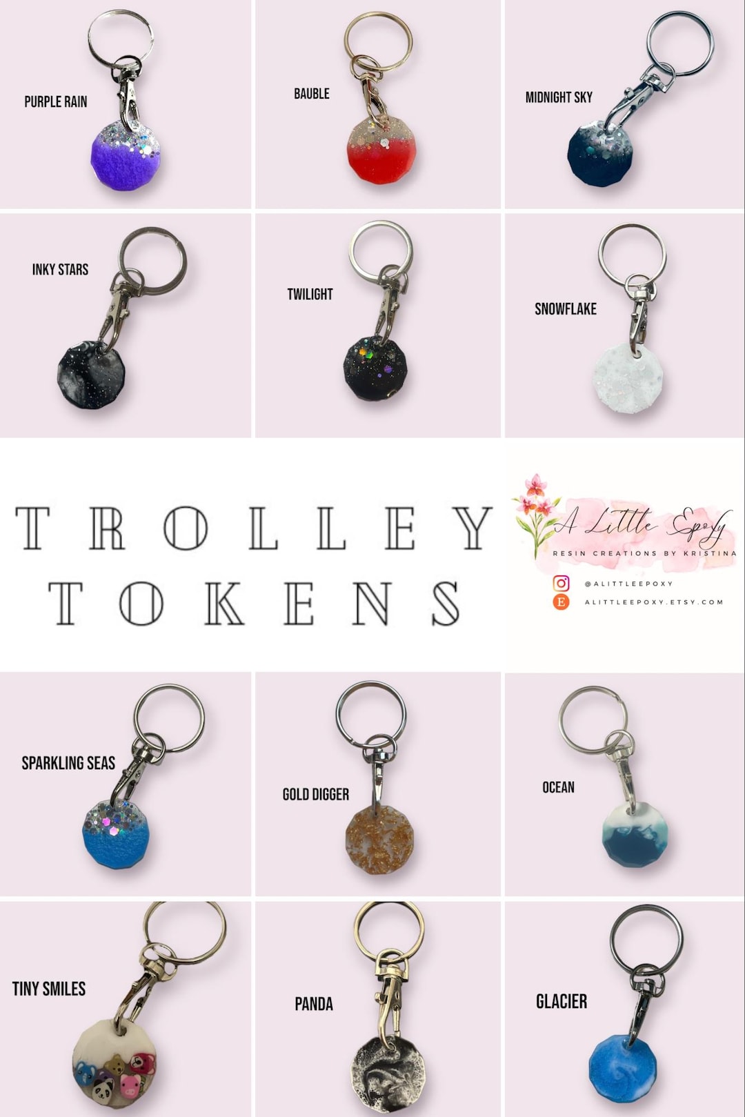 Handmade Trolley Coin / Trolley Token / Locker Coin / Various Styles ...