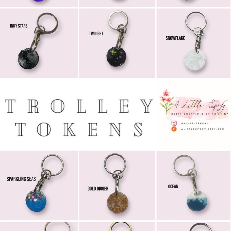 Handmade Trolley Coin - Etsy UK