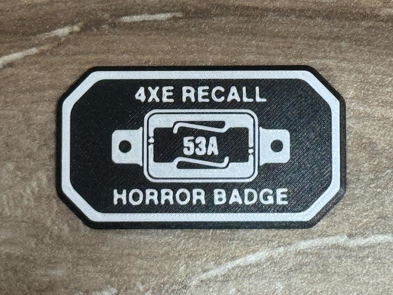 Jeep 4XE Recall Badges | Horror Badge Series | Custom Jeep Badges - Etsy