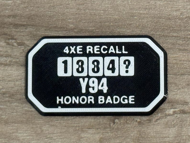 Jeep 4XE Recall Badges | Honor Badge Series | Custom Jeep Badges - Etsy