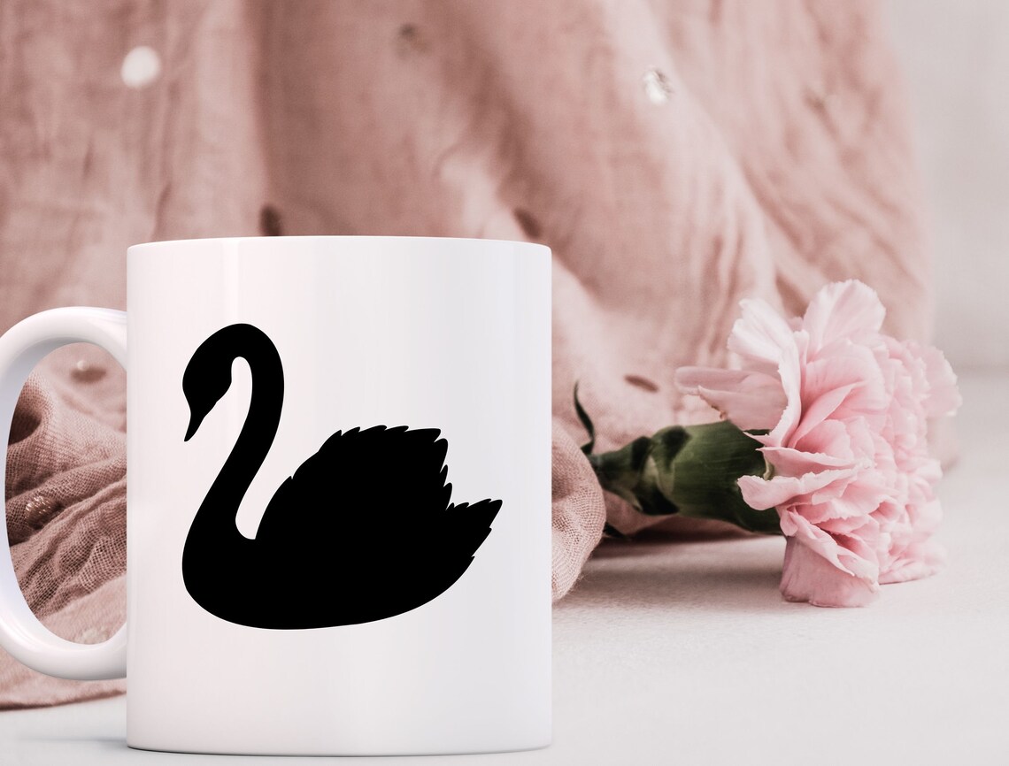 SWAN SVG BUNDLE, Swan Svg, Swan Bundle Png, Swan Clipart, Swan Cut ...