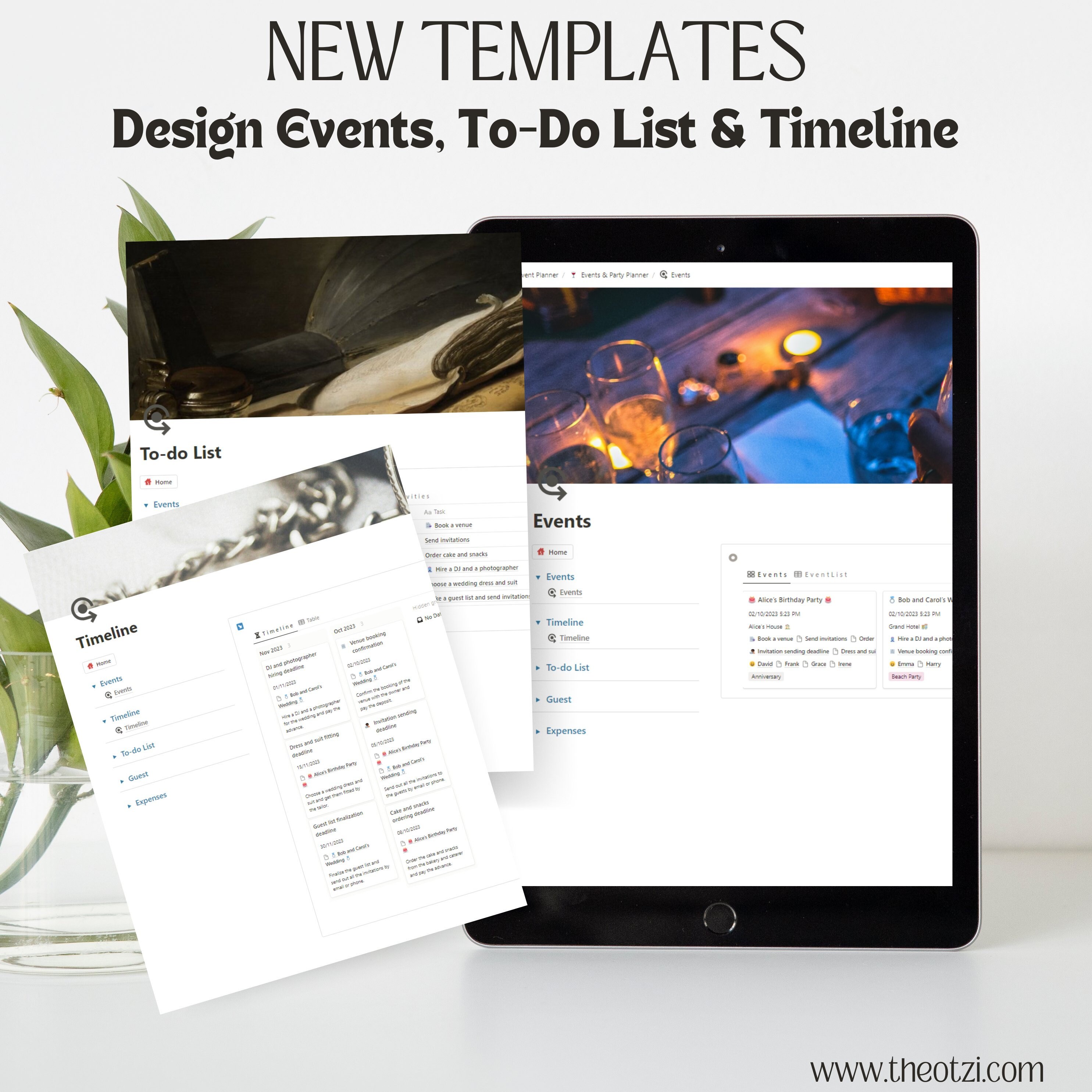 Event Planner Template, Party Event Planning, Book Party Event Planner ...