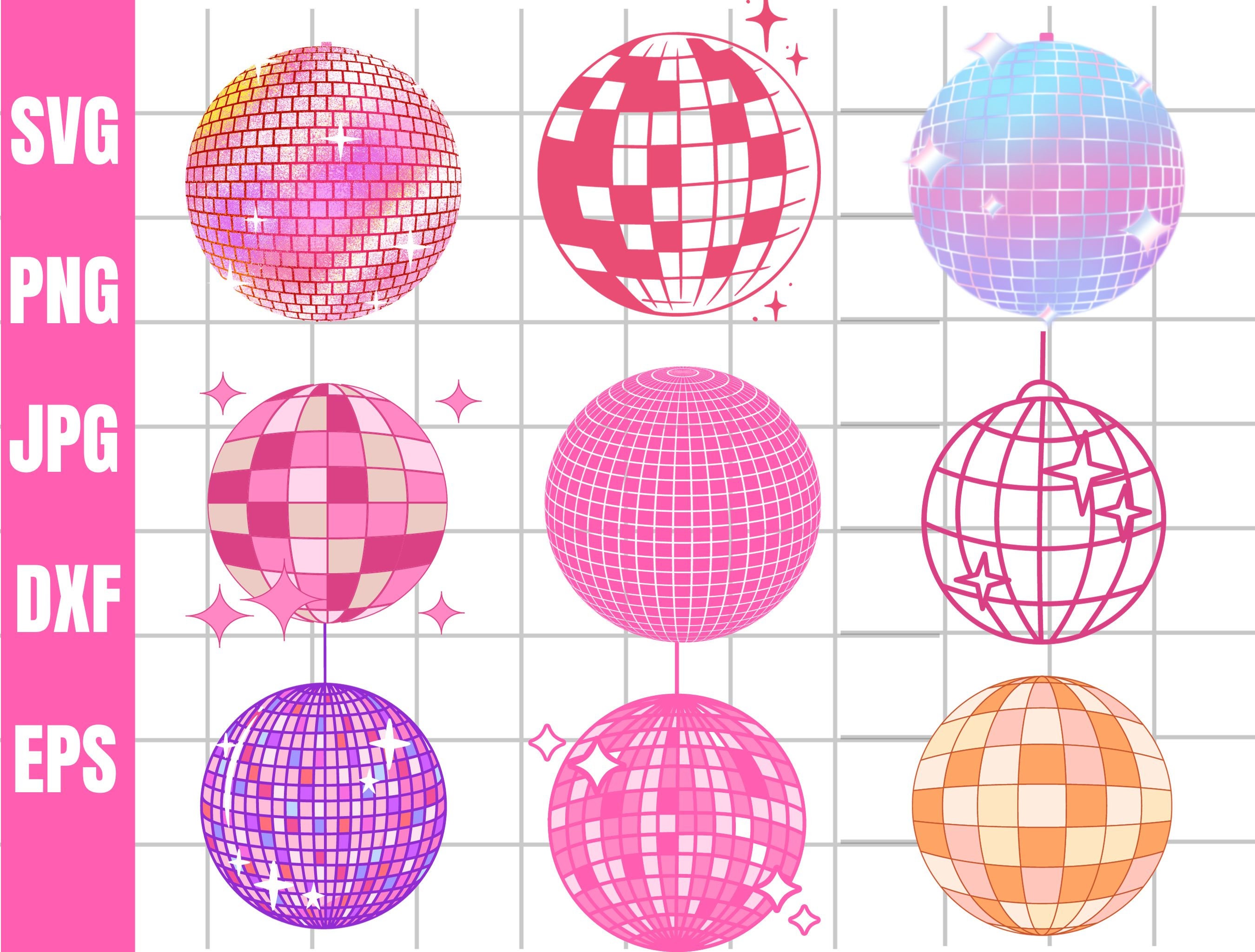 Disco Ball Svg, Disco Ball Png, Discoball Svg, Retro Svg, Groovy Svg ...