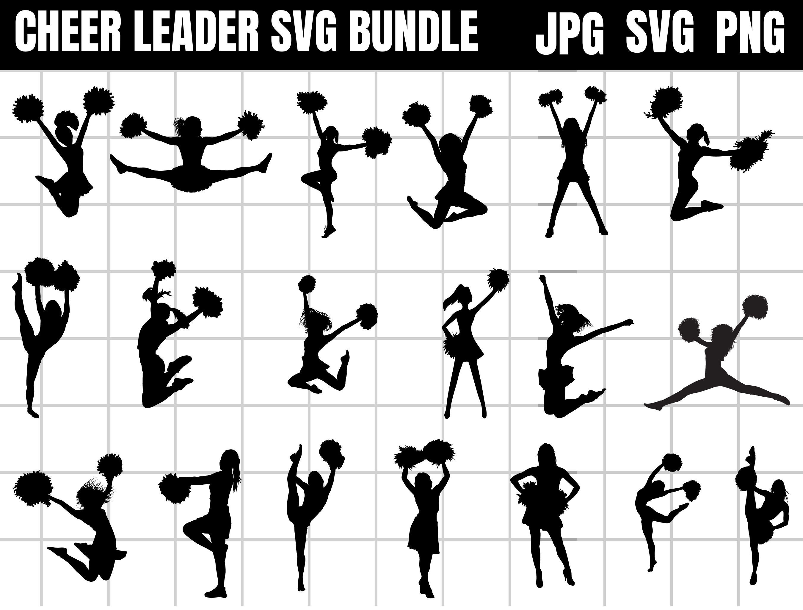 Cheer Svg Bundle, Cheerleading Svg, Cheerleader Svg, Cheerleading Quote ...