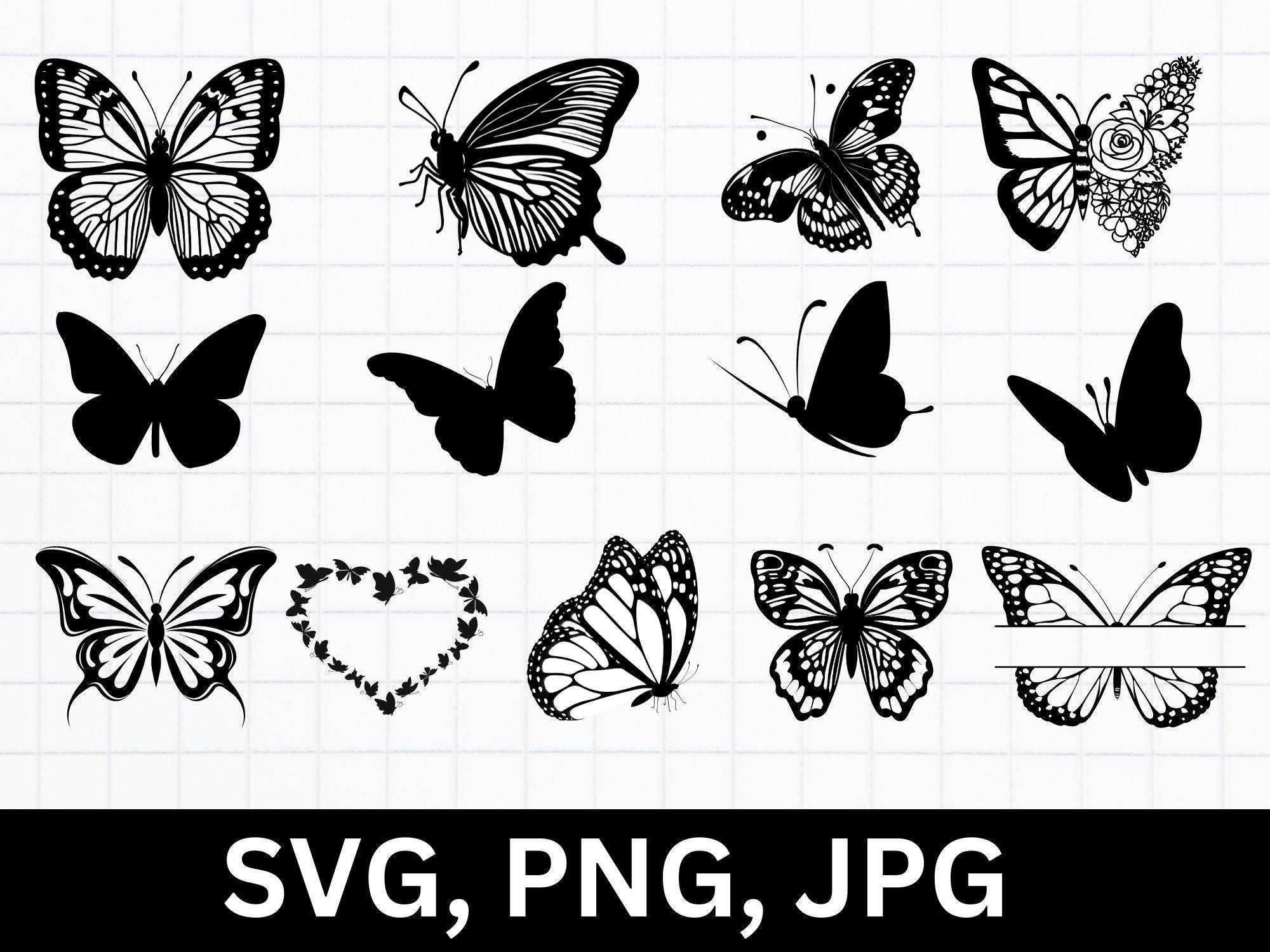 Butterfly SVG, Butterfly Bundle SVG Files, Butterfly SVG Layered ...