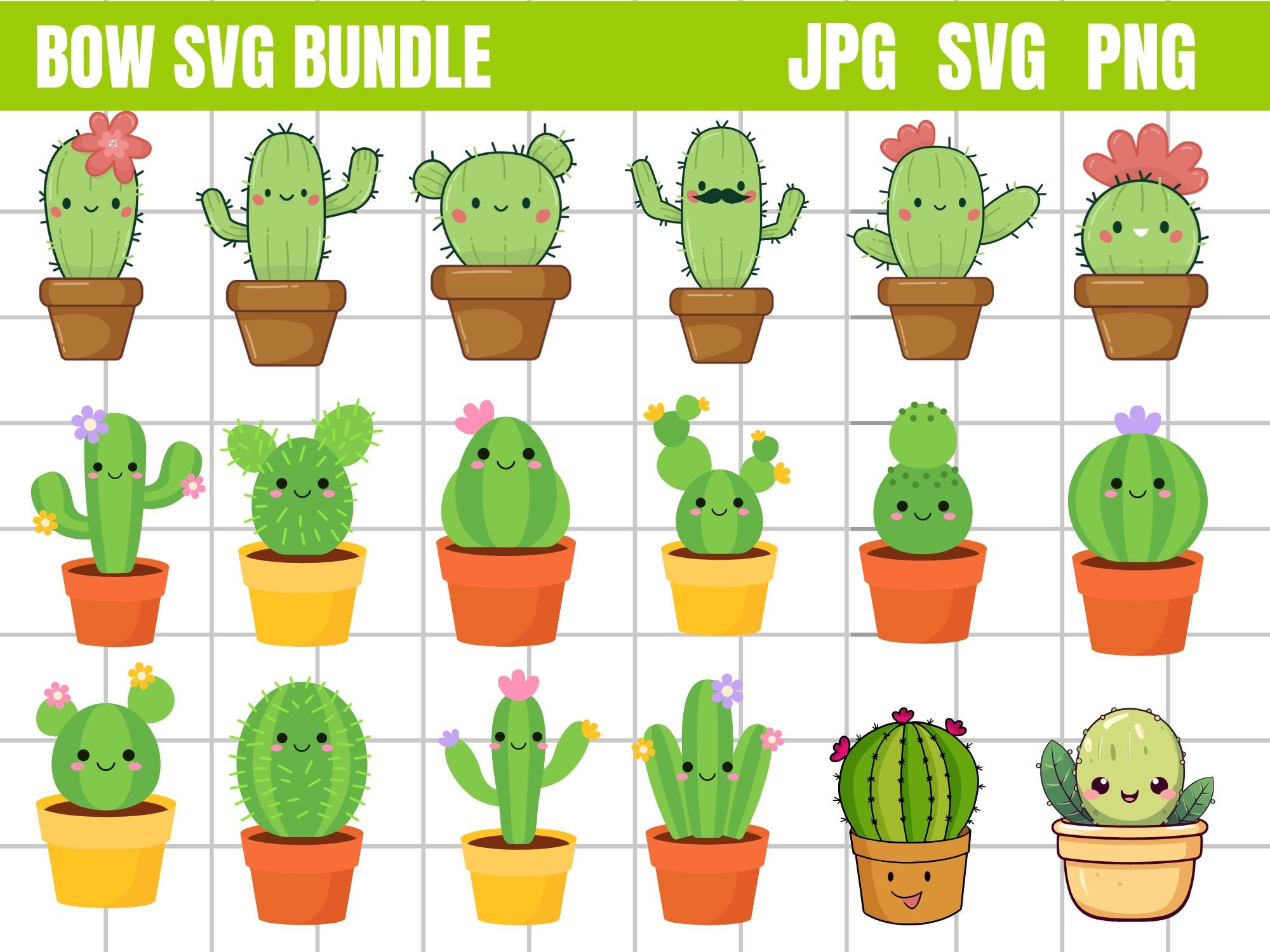 Cactus SVG, Cactus Svg Files for Cricut, Cactus Svg Bundle, Cactus Cut ...
