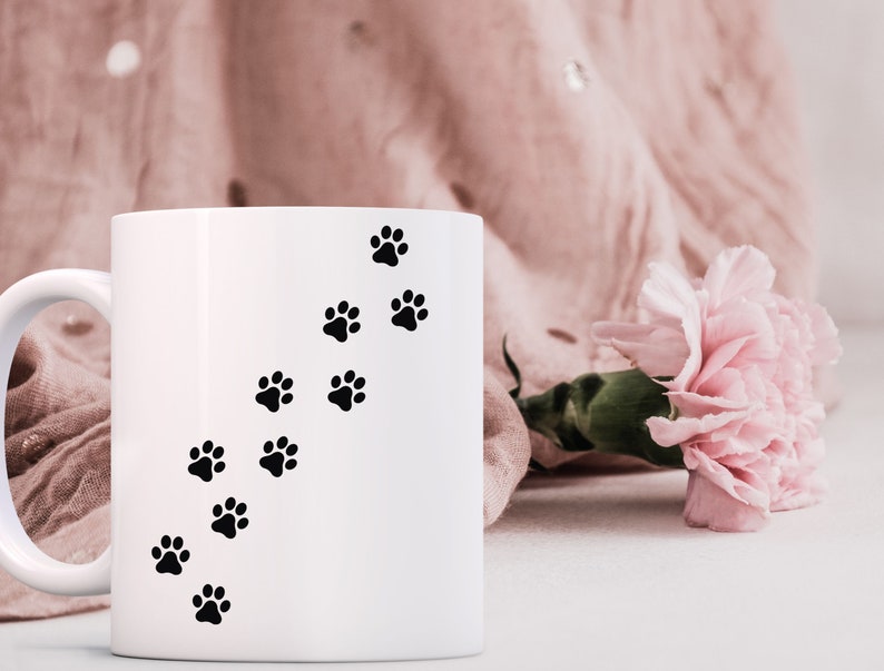 Cat Paw SVG, Kitten Paw SVG, Cat Foot Print, Svg, Dxf, Png, Jpg, Pdf ...