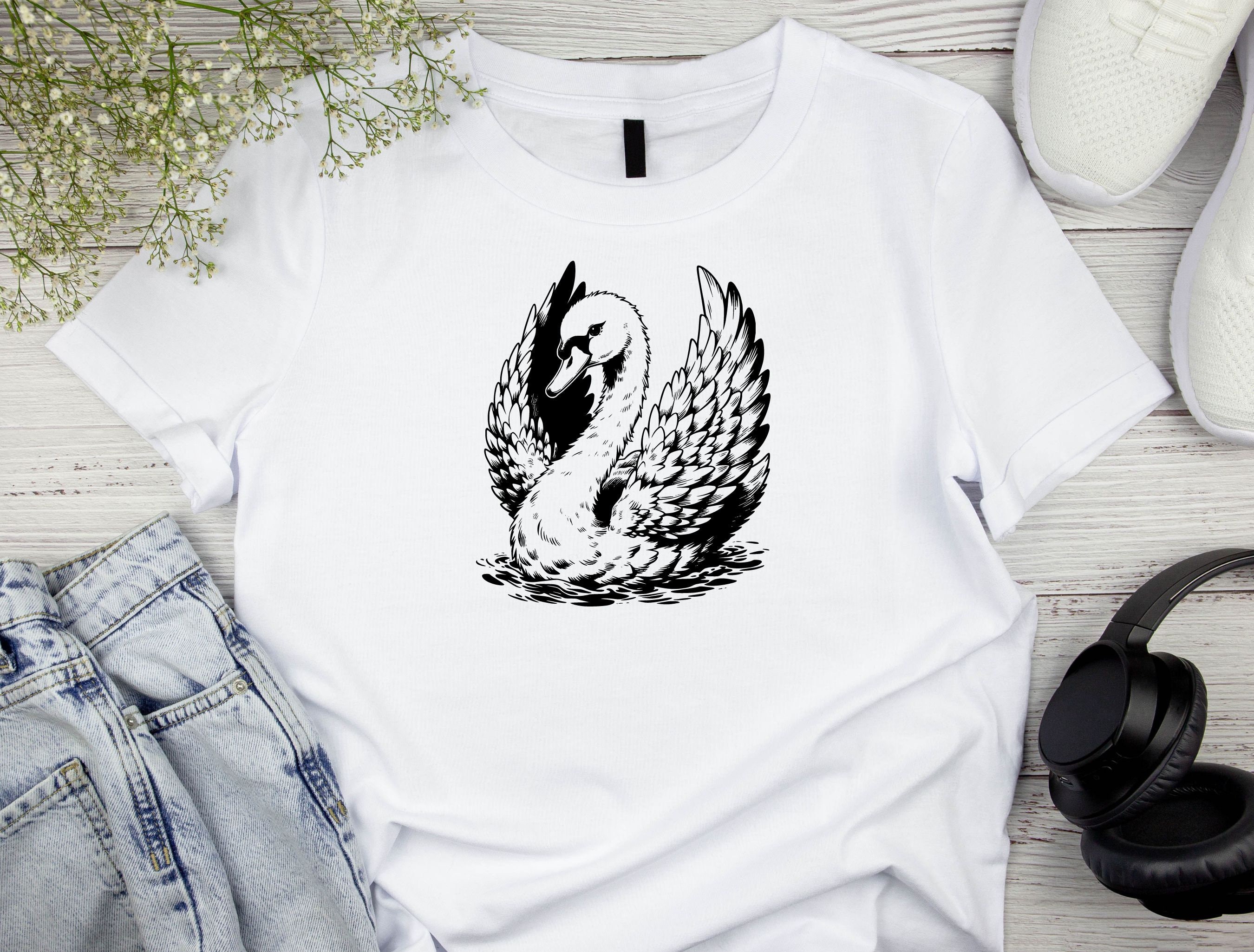 SWAN SVG BUNDLE, Swan Svg, Swan Bundle Png, Swan Clipart, Swan Cut ...