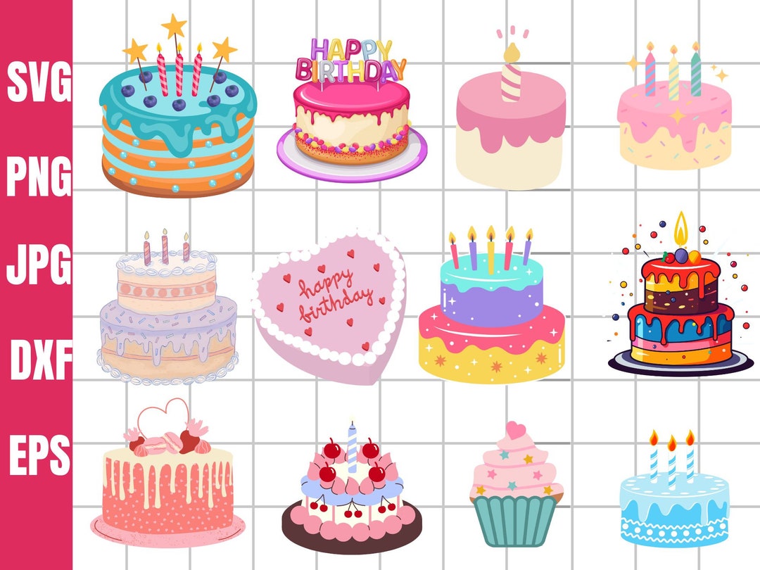 Birthday Cake SVG, Birthday Cake Vector, Birthday Cake Slice Svg ...