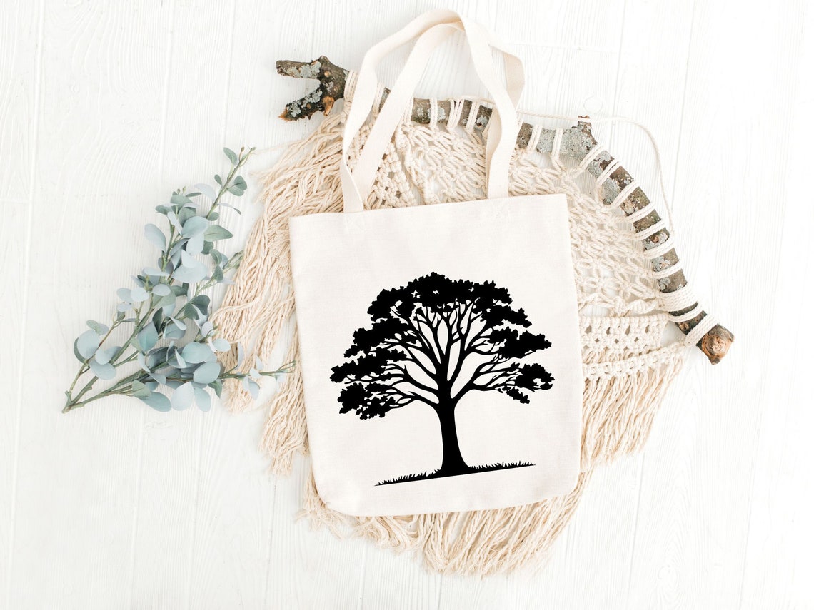 TREE SILHOUETTE SVG Bundle, Tree Cut Files for Cricut, Forest Svg Files ...