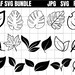 LEAF SVG Bundle, LEAVES Svg Bundle, Leaf Clipart, Leaf Svg Cut Files ...