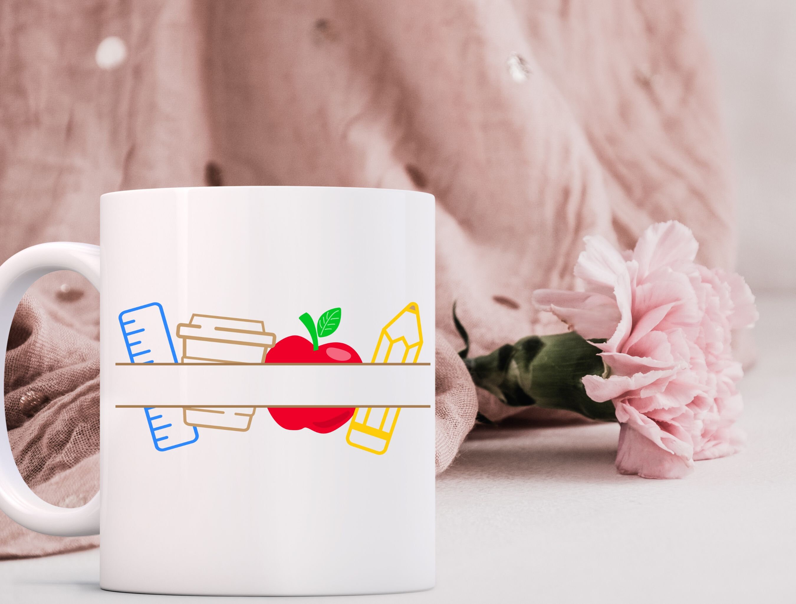 Teacher Monogram SVG, Teacher Name SVG, Teacher SVG, Teacher Shirt Svg ...