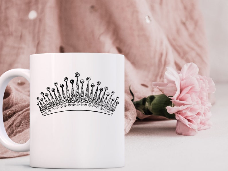 Princess Crown Svg, Royal Crown Svg, Crown Monogram Svg, Crown Cut File ...