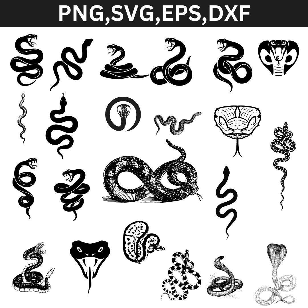 Snake Svg, Reptile Svg, Snake Silhouette Svg, Python Svg, Anaconda ...