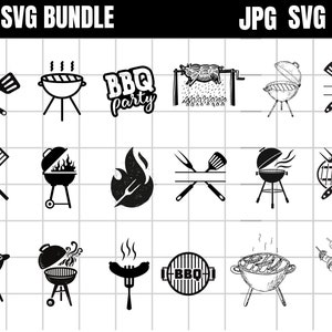 Barbeque SVG Bundle, BBQ Svg Bundle, BBQ Svg, Grilling Svg, Kitchen Svg ...