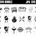 Barbeque SVG Bundle, BBQ Svg Bundle, BBQ Svg, Grilling Svg, Kitchen Svg ...
