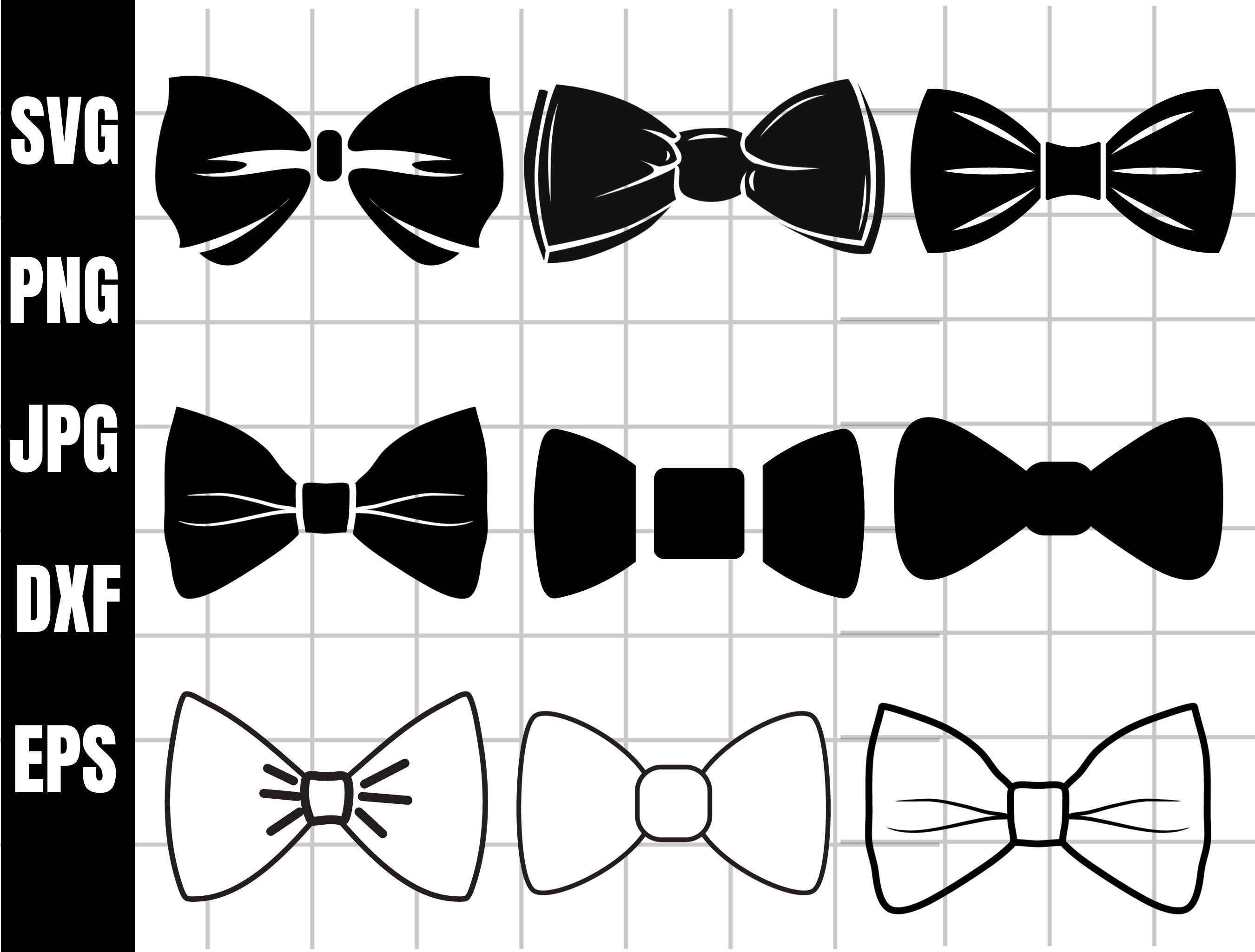 Ribbon Bow SVG Bundle, Ribbon Svg, Bow Svg, Bow Clip Art Png, Bow Tie ...