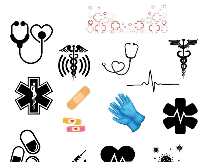 Medical Equipment Svg, Diagnostics, Doctor Tool Silhouette, Medical ...