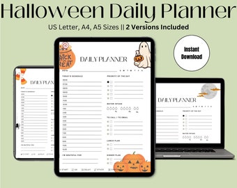 Editable Halloween Planner, Halloween Party Planner, Halloween Planner ...
