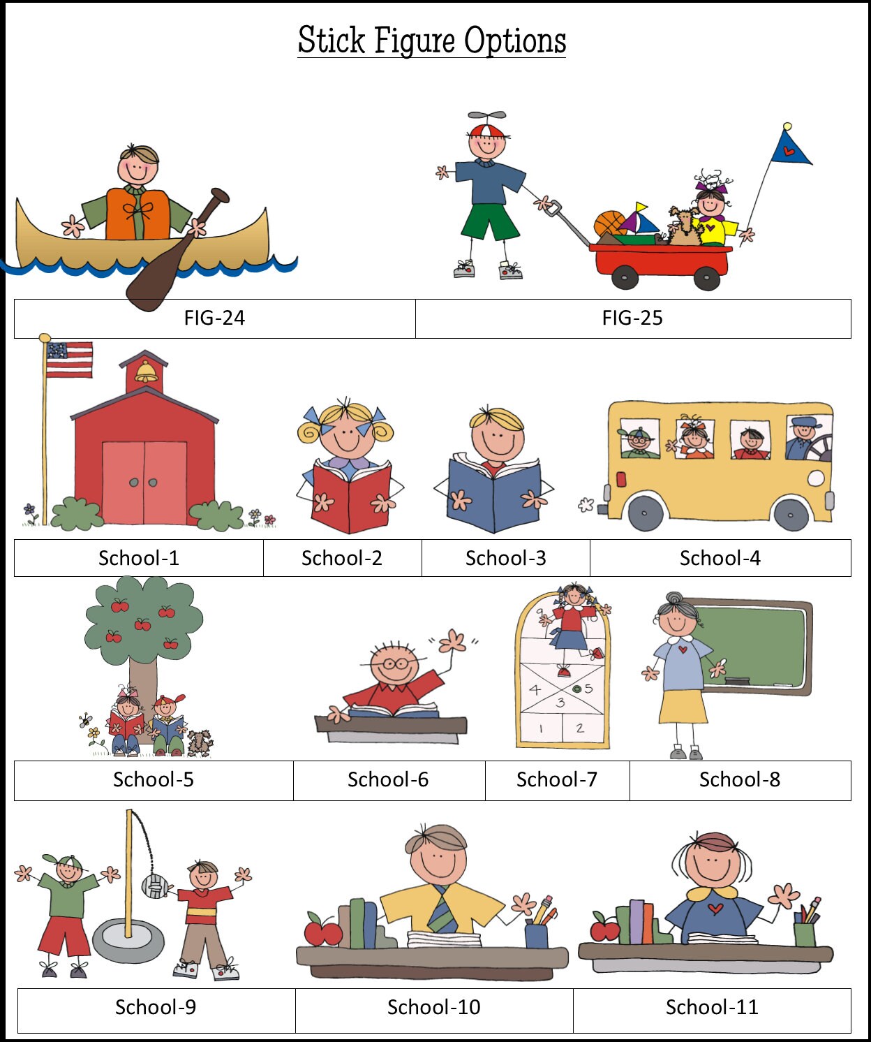 Custom Stick Figure Family Notepad, Personalized Mom Gift - Etsy