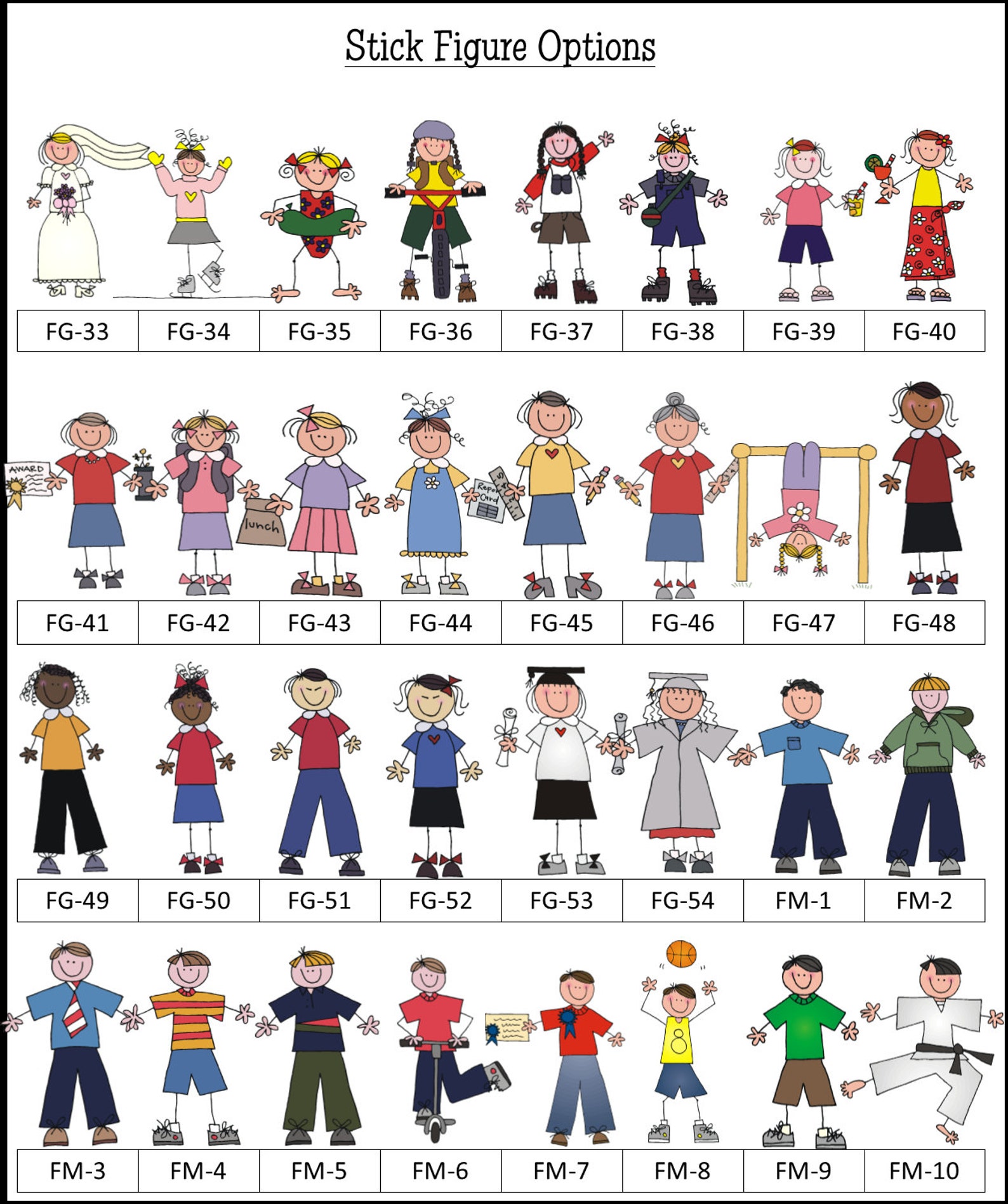 Custom Stick Figure Family Notepad, Personalized Mom Gift - Etsy