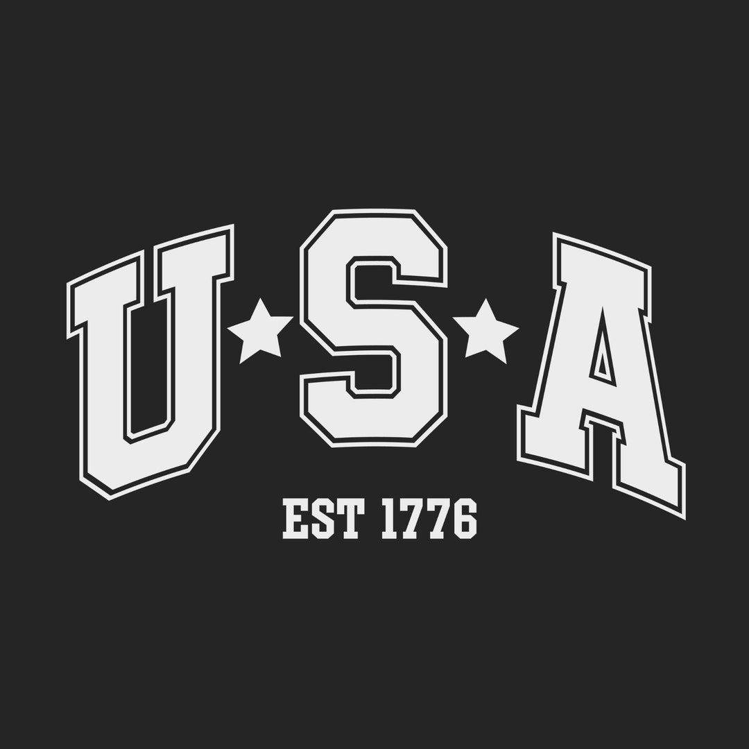 Usa Varsity Svg Usa Varsity Png USA Svg USA Png 4th of July Svg 4th of ...