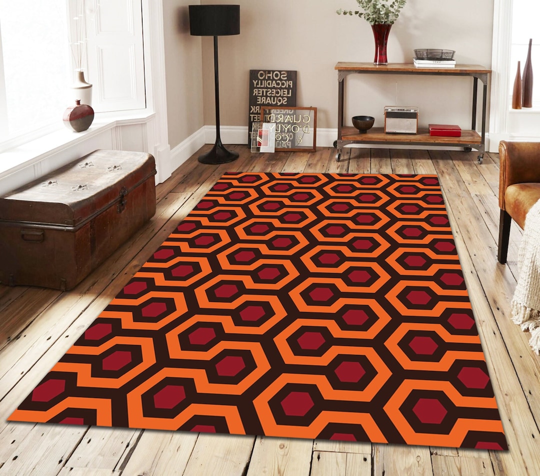 The Shining Themed Area Rug,horror Movie Overlook Hotel Inspired Carpet ...