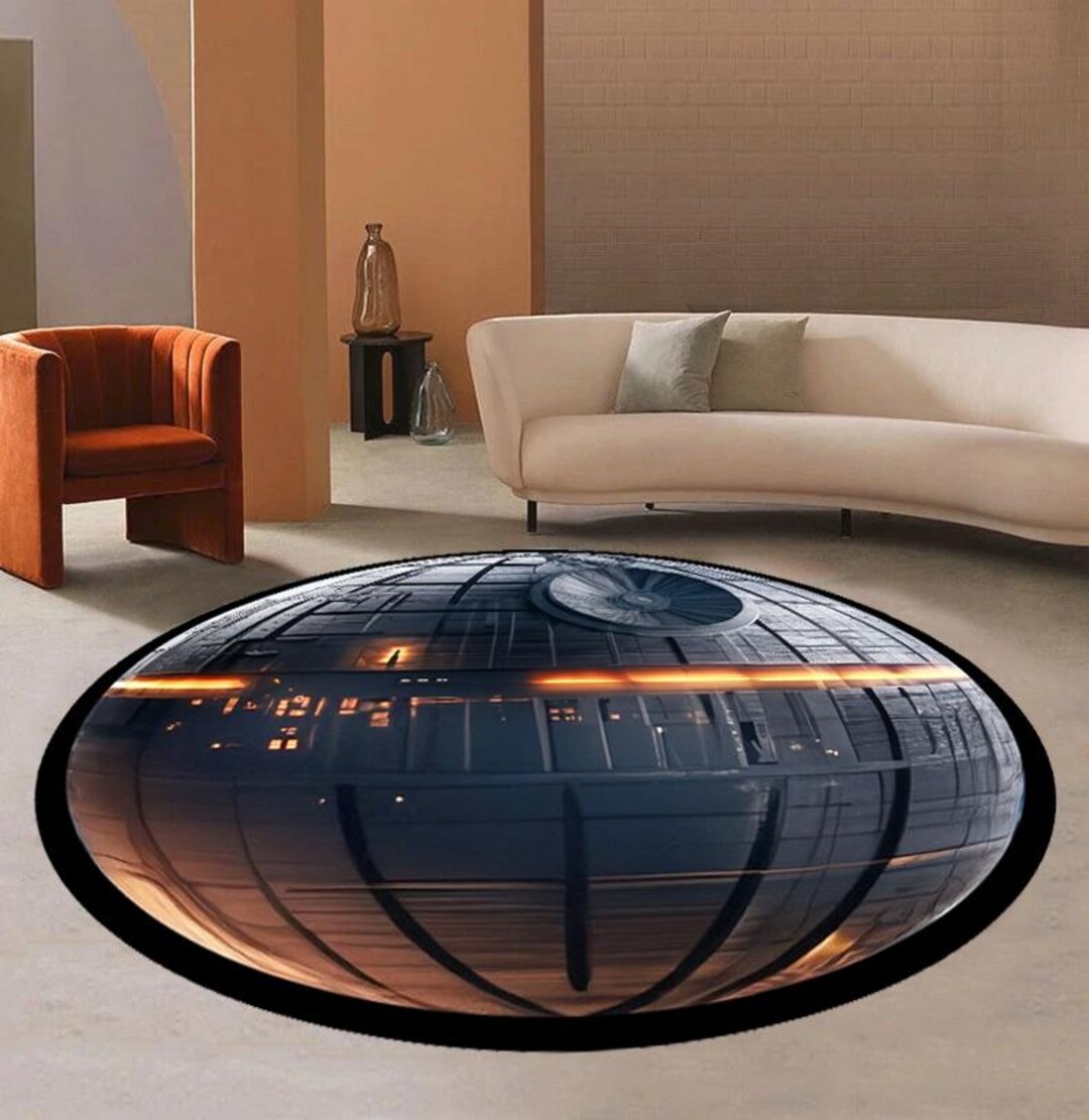 Star Wars Death Star, Star Wars Rugs, Starwars Patterned Rug ,star Wars ...