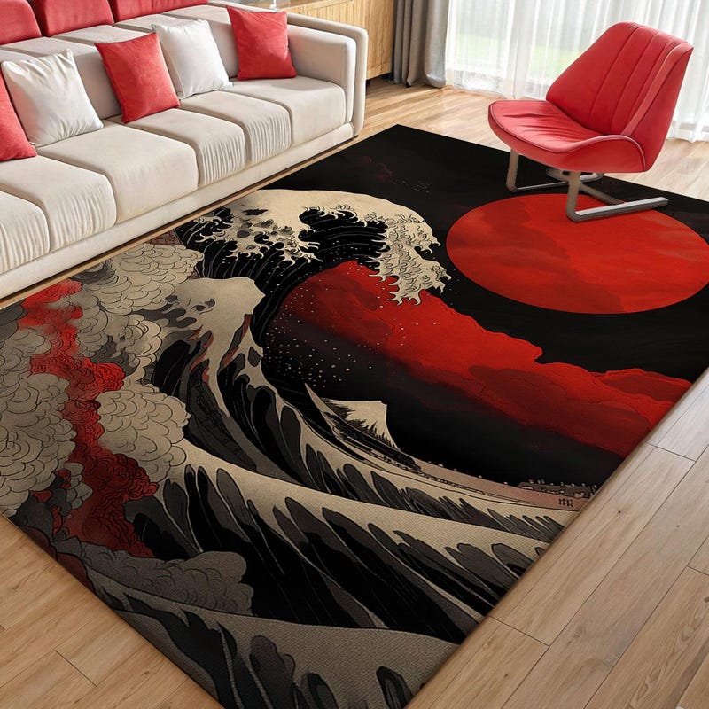 Traditional Japanese Rugs - Etsy