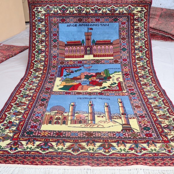 Pictorial Rug - Etsy