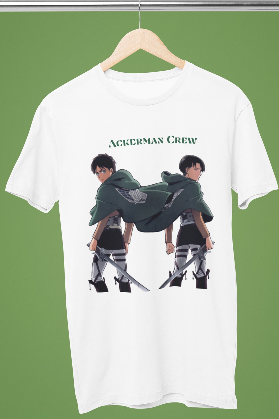 AOT T Shirt Levi Ackerman Tshirt Ackerman Crew Levi - Etsy