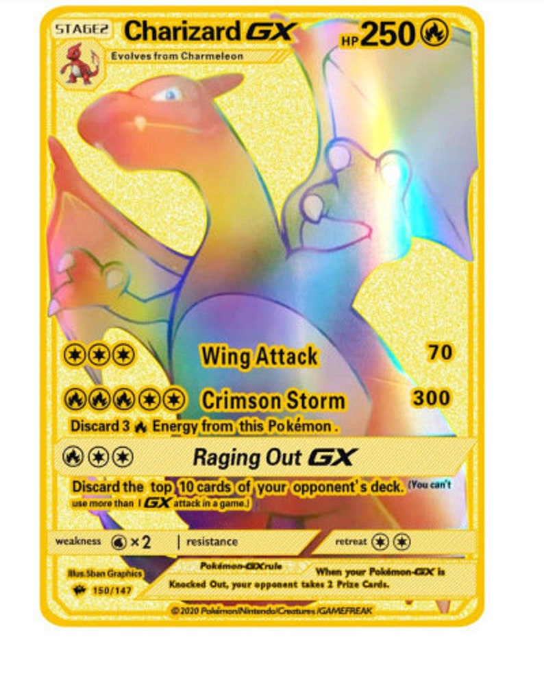Pokemon Gold Metal Card Collection Choose Your Favorite: Pikachu ...