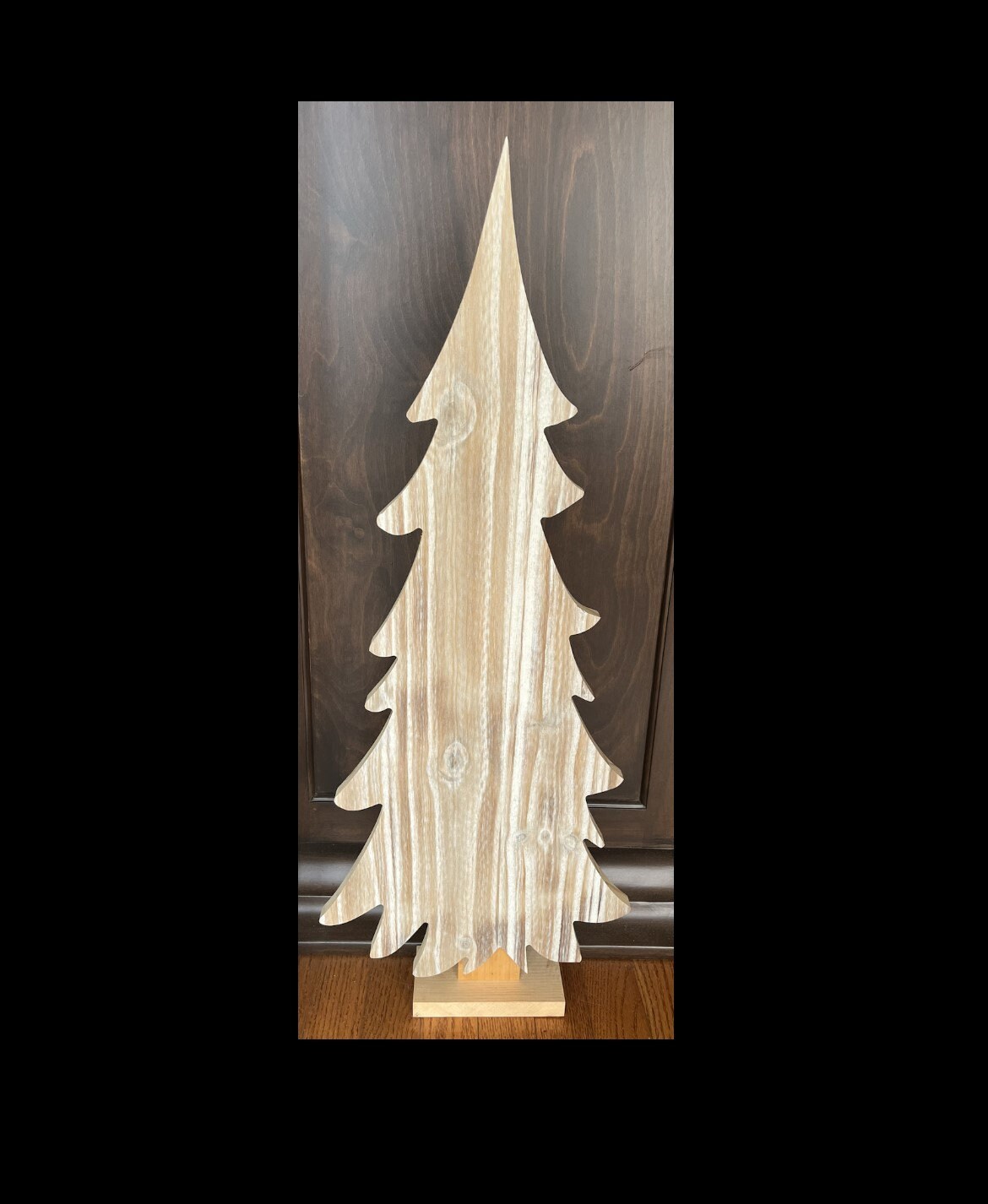 Natural Wood Christmas Tree Set: Rustic Farmhouse Decor - Etsy