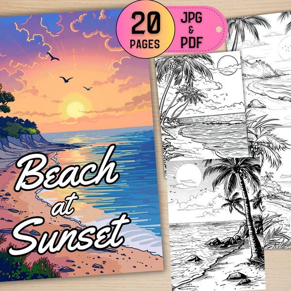 Sunset Book - Etsy