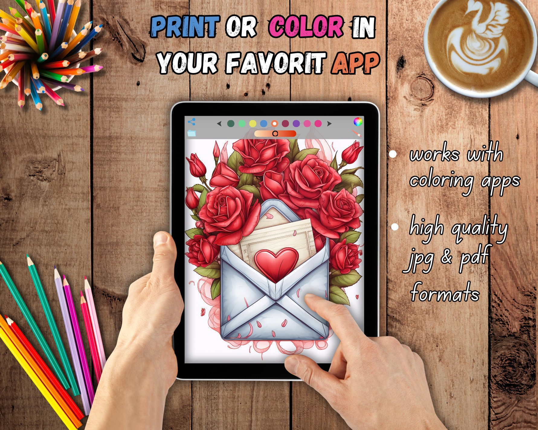 21 Valentine's Day Coloring Page | Adult & Kids Coloring Pages ...