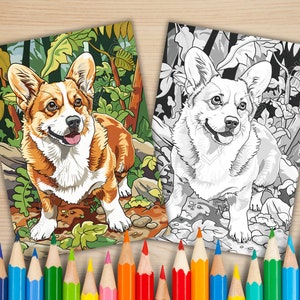 20 Beautiful Dogs in the Wild Coloring Pages Made for Kids and Adults ...