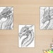 20 Fantasy Dragons Portrait Coloring Pages for Kids and Adults, Fantasy ...