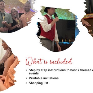 Oscar Themed Dinner Party Instructions - Etsy