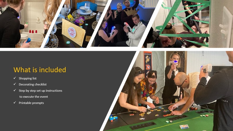 Spy Themed Dinner Party Instructions - Etsy