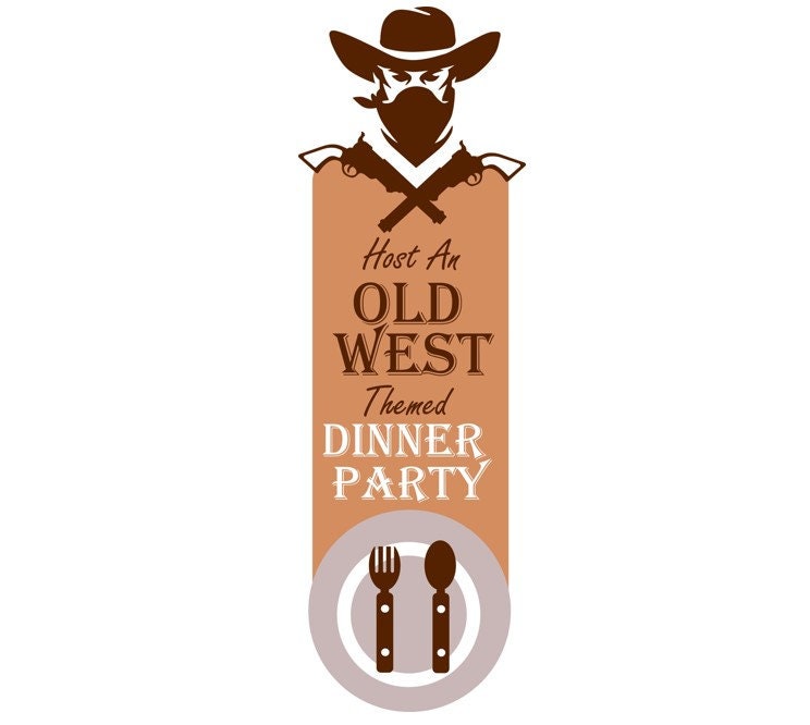 Western Dinner Party Instructions - Etsy
