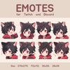 10 Chibi Girl Emotes/badges Bundle Pack - Twitch, Youtube, Discord ...