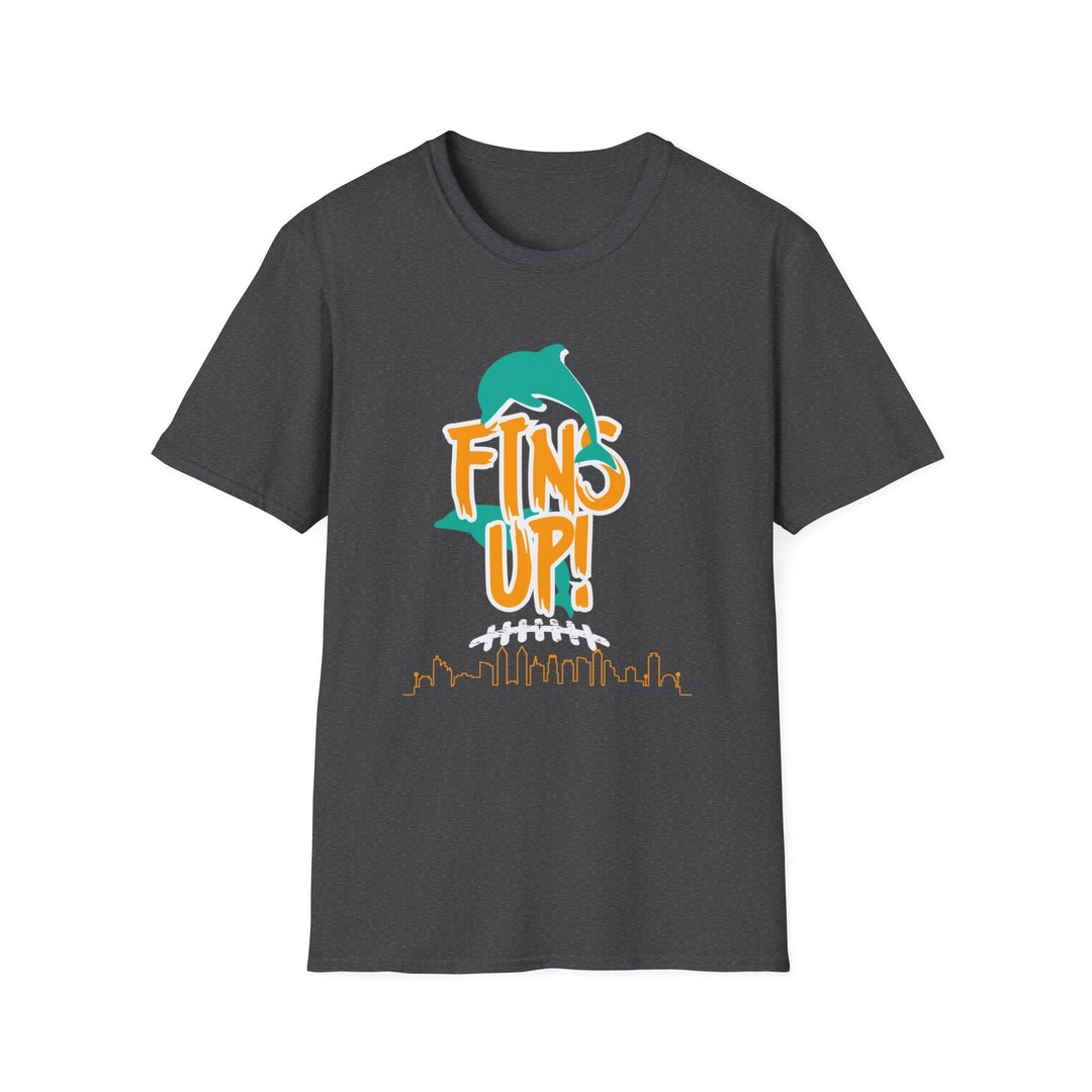 Fins up Miami Dolphins NFL Football T-shirt - Etsy