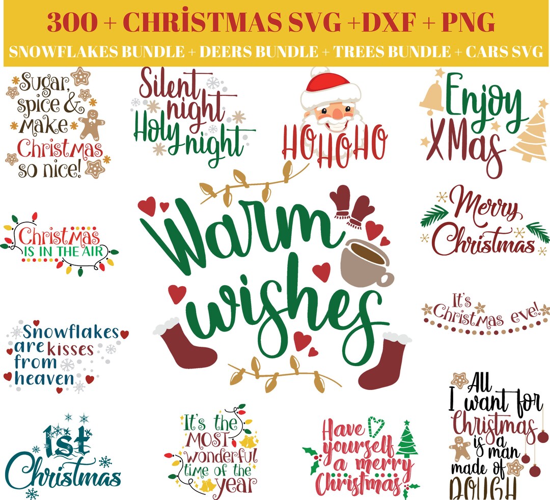 Printable Wishing You a Merry and Bright Christmas Gift Tag, Printable ...