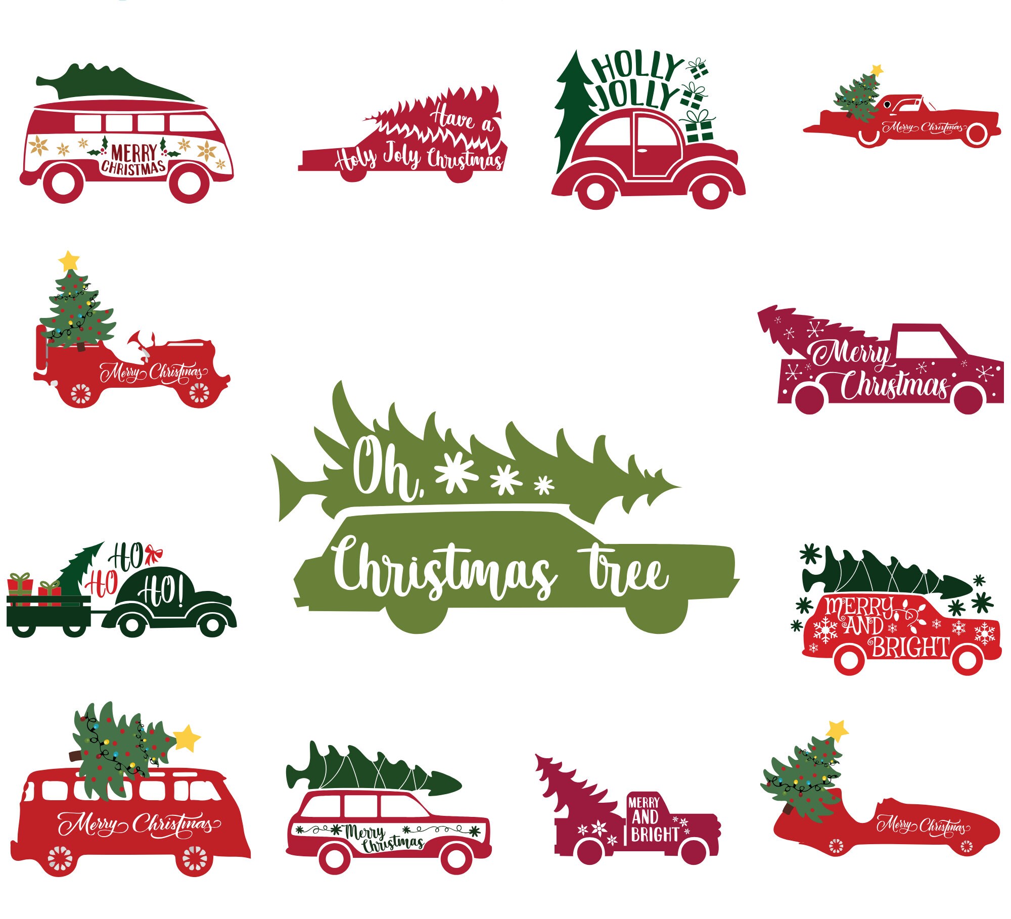 Printable Wishing You a Merry and Bright Christmas Gift Tag, Printable ...