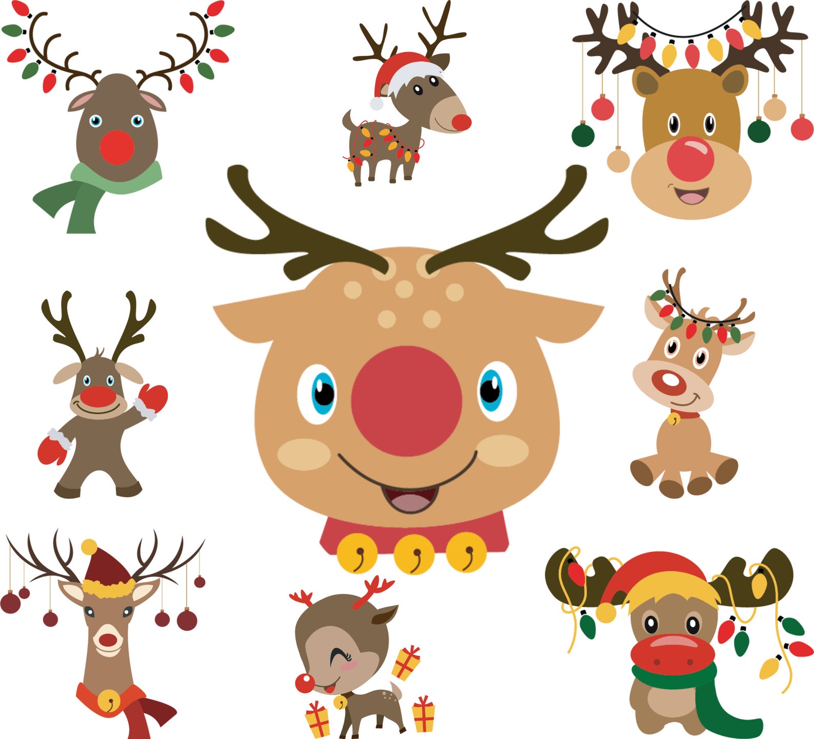 Printable Wishing You a Merry and Bright Christmas Gift Tag, Printable ...