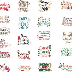 Printable Wishing You a Merry and Bright Christmas Gift Tag, Printable ...