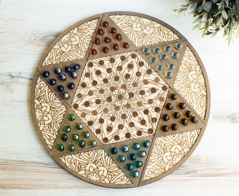Chinese Checkers - Family Game Night - Family Christmas Gift - Etsy