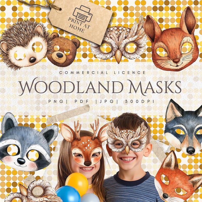 Woodlands Therian Mask - Etsy