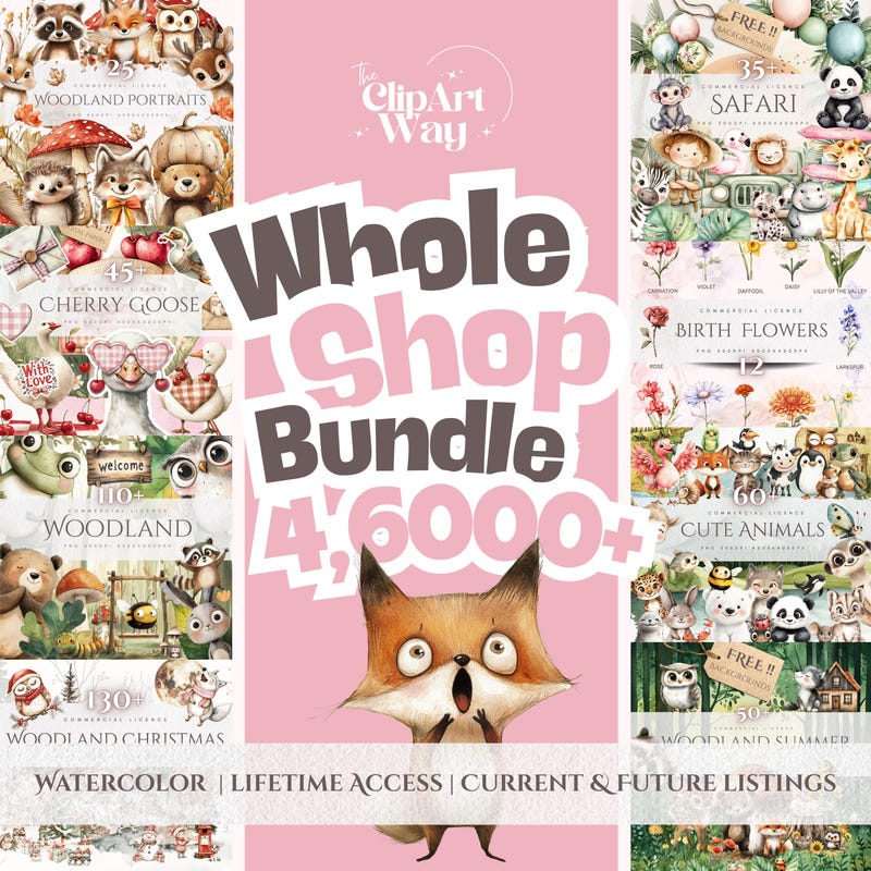 Small Flowers Cartoon - Etsy UK